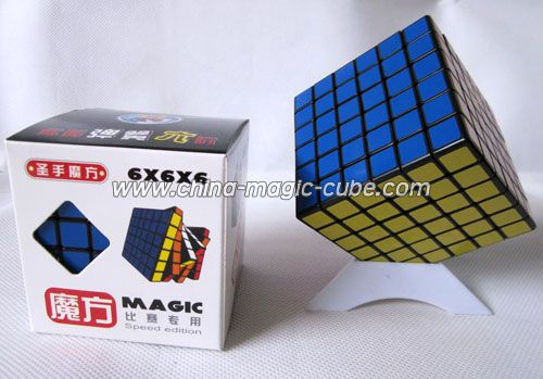 Picture of 6x6x6 Rubik's Cube (Shengshou) Black