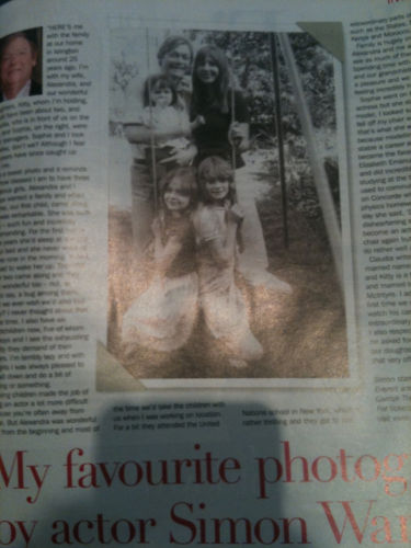 With her parents & 2 sisters