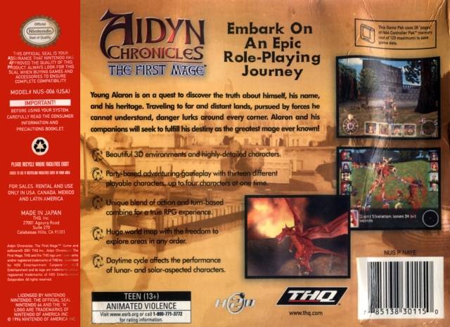 Image of Aidyn Chronicles: The First Mage