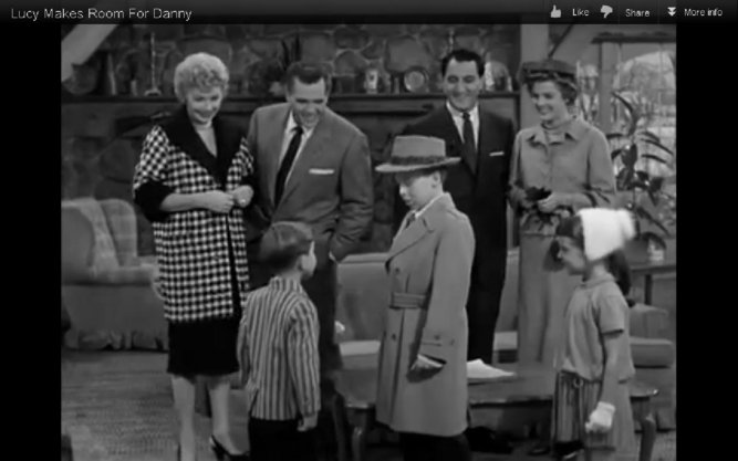 Little Ricky speaks with Rusty Hamer