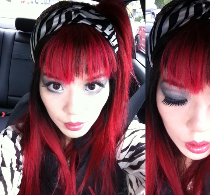 La Carmina, lacarmina blog, La Carmina goth hairst