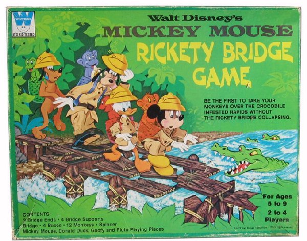 Picture of Mickey Mouse Rickety Bridge Game
