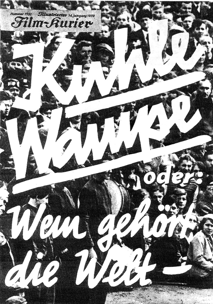 Picture of Whither Germany? / Kuhle Wampe or Who Owns the World?