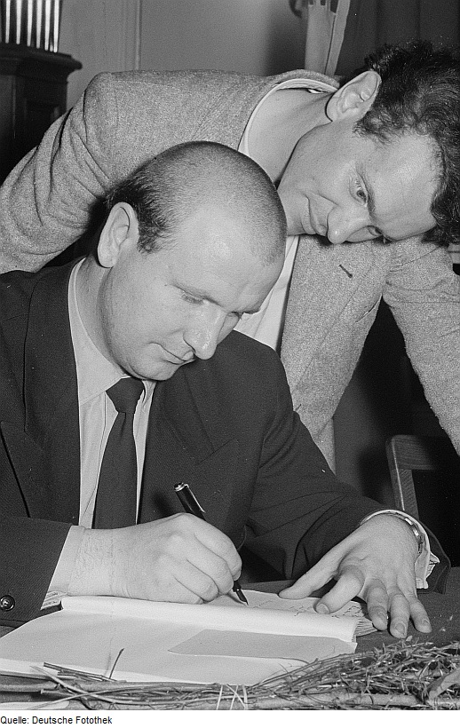 Actors Günther Simon & Hans-Peter Minetti