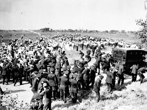 Picture of Republic Steel Strike Riots Newsreel Footage