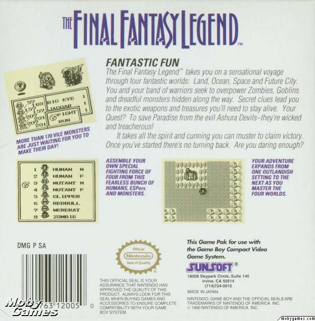 Picture of The Final Fantasy Legend