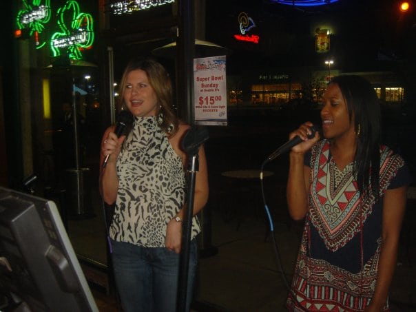 News 4's Kristen Cornett & Erica Byfield singing K