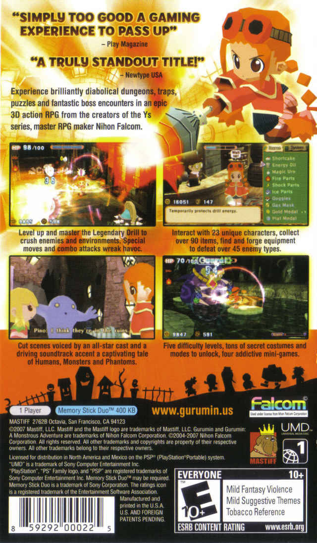 Picture of Gurumin: A Monstrous Adventure