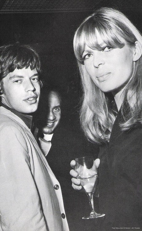 with Mick Jagger