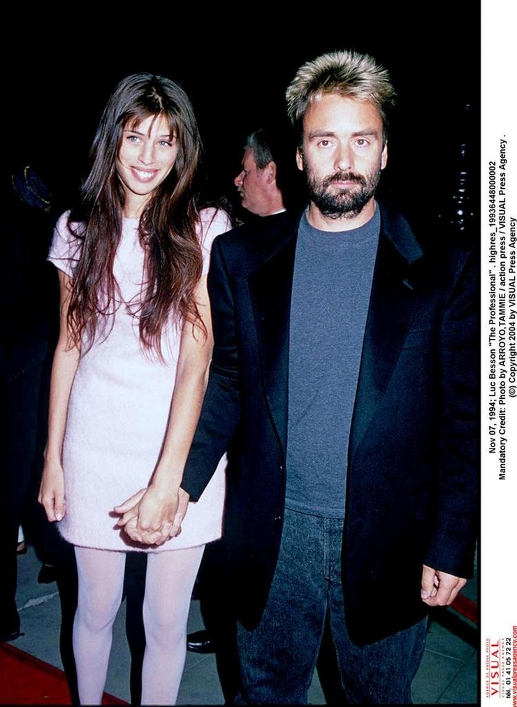 Maïwenn with Luc Besson