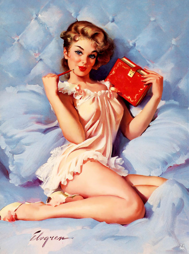 Picture Of Gil Elvgren All His Glamorous American Pin Ups 25th