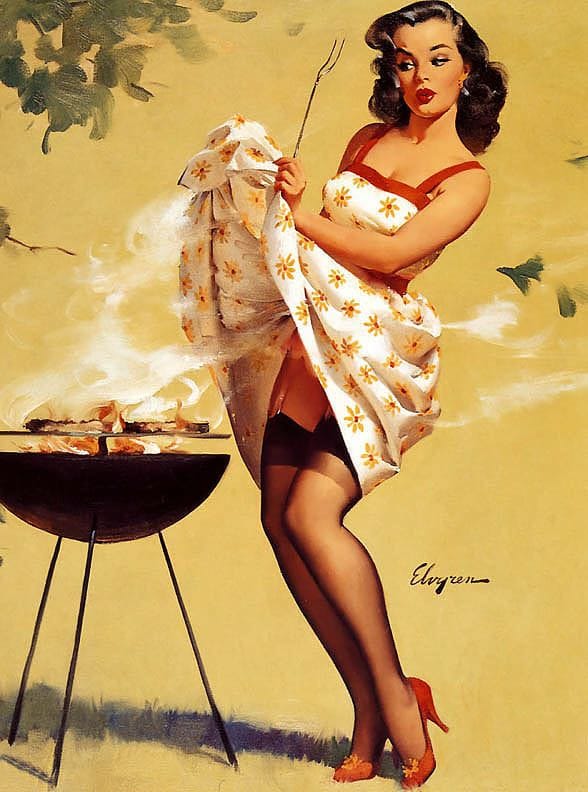 Picture Of Gil Elvgren All His Glamorous American Pin Ups 25th