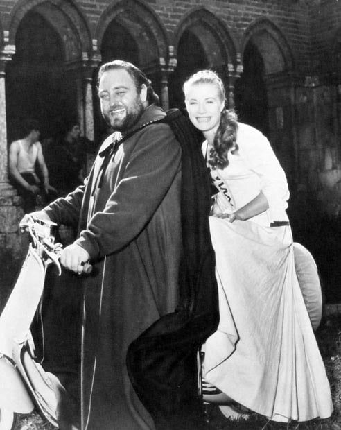 Sebastian Cabot and Susan Shentall