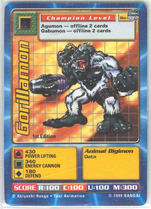 Picture of Digimon Digi-battle: Gorillamon (Bo-19)