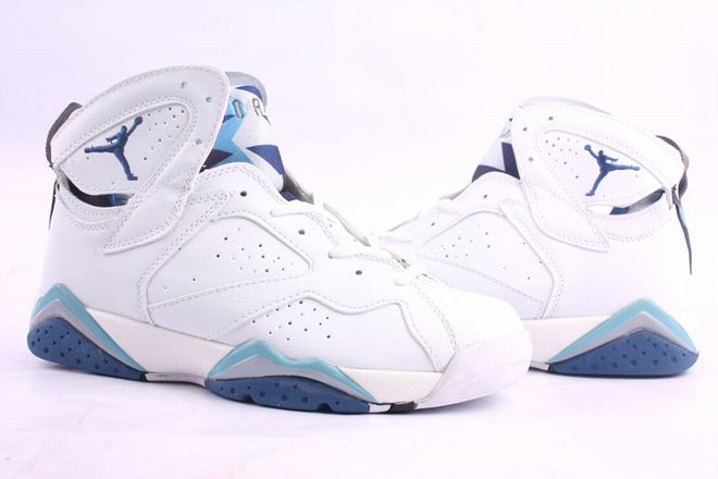 Picture of Nike Air Jordan 7 Retro White/Blue Men's