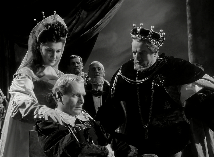 Eileen Herlie, Laurence Olivier and Basil Sidney