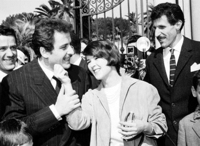 Domenico Modugno and Delia Scala