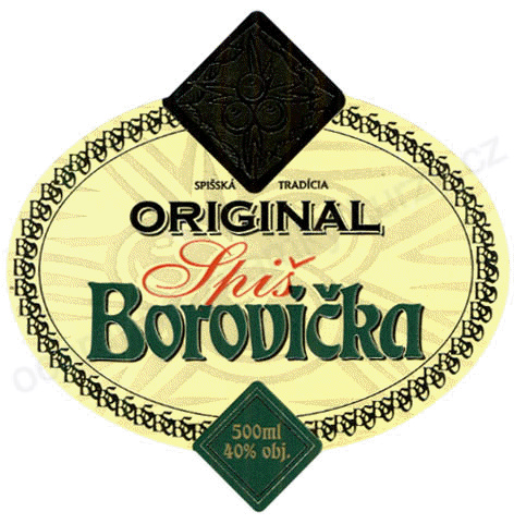 Spišská borovička(Juniper brandy)