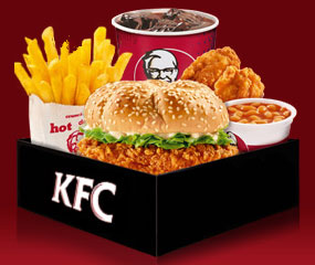 Picture of KFC Wicked Zinger Meal