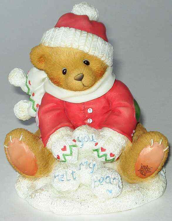 Picture of Cherished Teddies: Ted - "Snow Fun When You're Not Around"