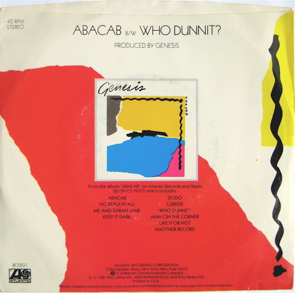 Abacab (Single) image