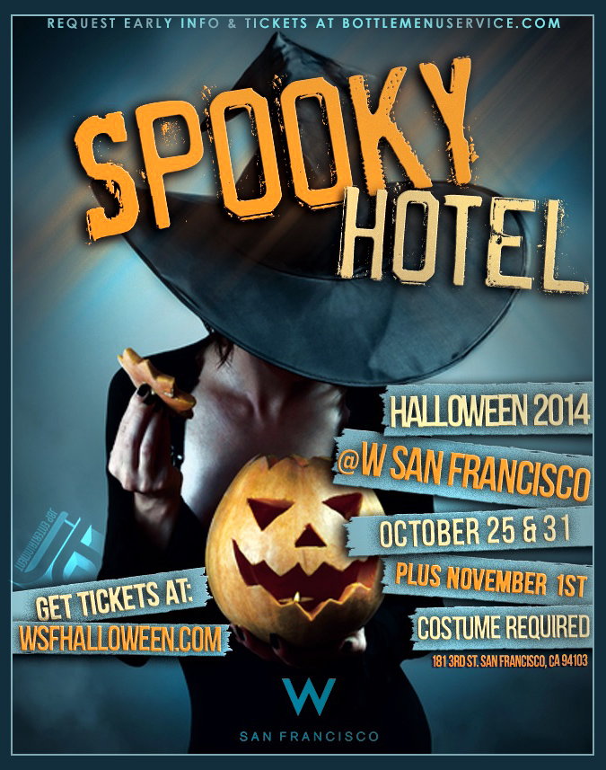 Spooky Hotel at W San Francisco Halloween 2014