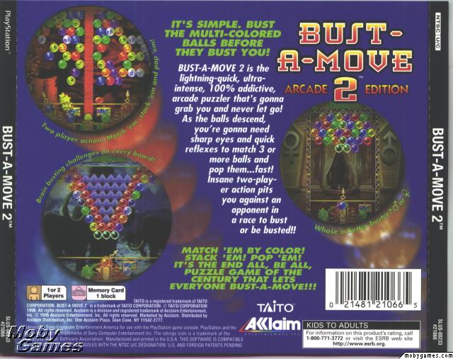 Picture of Bust-A-Move 2: Arcade Edition