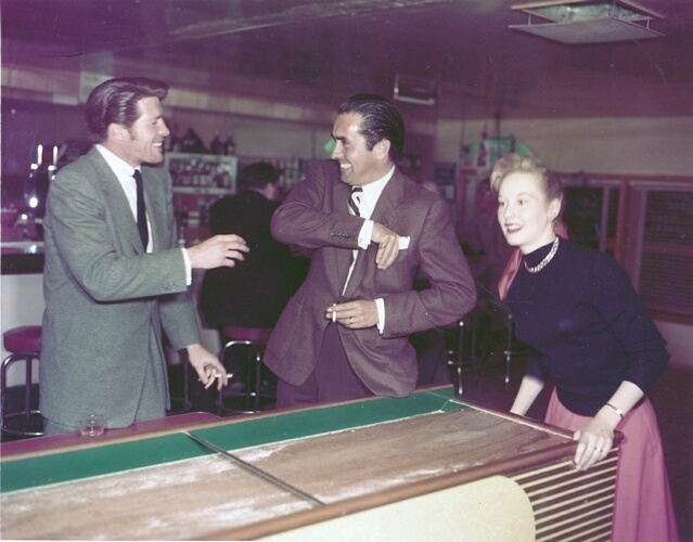 Robert Horton, Tyrone Power, Penny Edwards