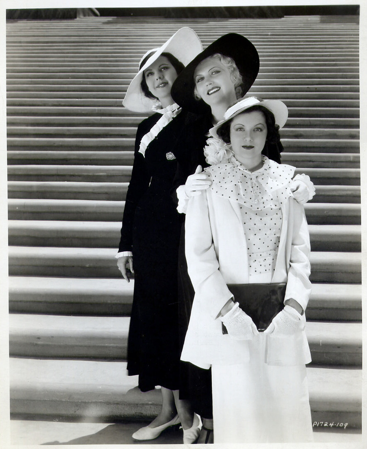 Hazel Hayes, Lucille Lund, Dorothy Drake