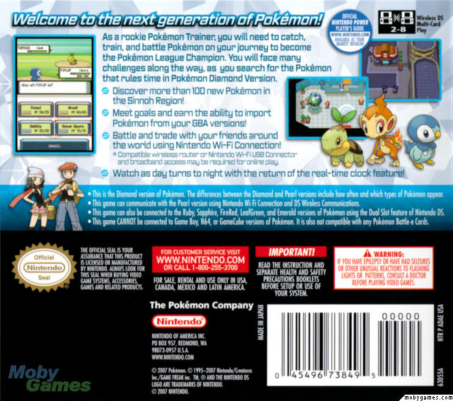 Picture of Pokémon: Diamond Version