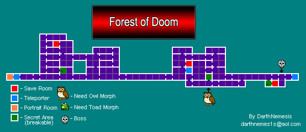 Forest of Doom Map