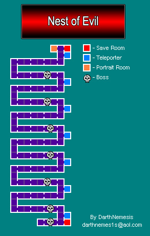 Nest of Evil Map