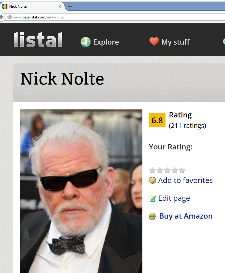 Listal - List the stuff you love! Movies, TV, music, games and books