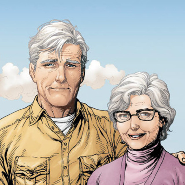 Picture of Jonathan and Martha Kent