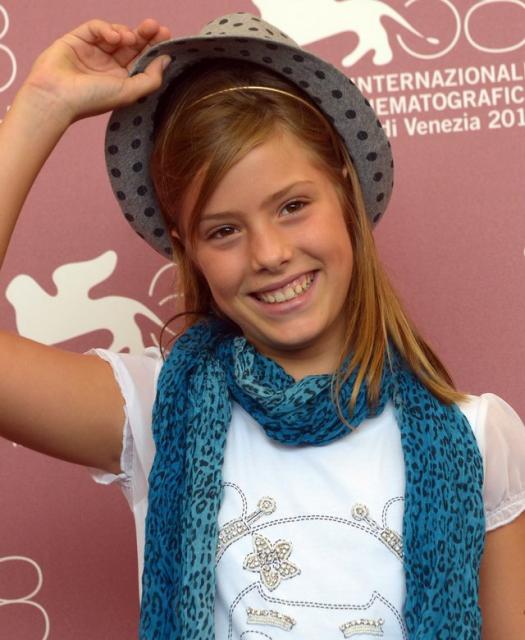 Claudia Vega en el festival de cine de Venecia