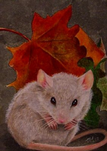 Fall Mouse by Melody Lea Lamb