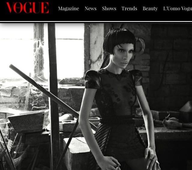 Ines Rau Vogue Italia #InesRau
