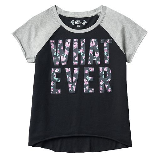 Picture of Mudd® High-Low Raglan Tee - Girls' Plus