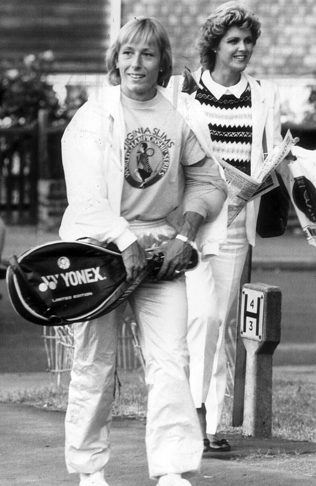 Martina Navratilova & Judy Nelson