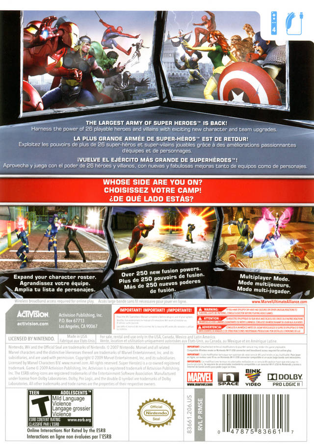 Picture of Marvel Ultimate Alliance 2