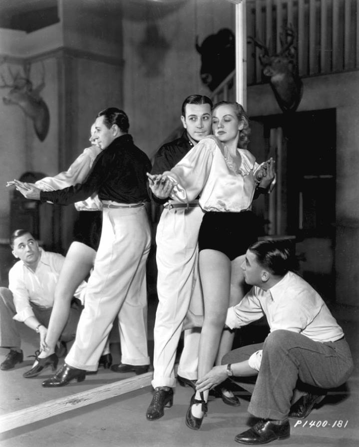 George Raft and Carole Lombard