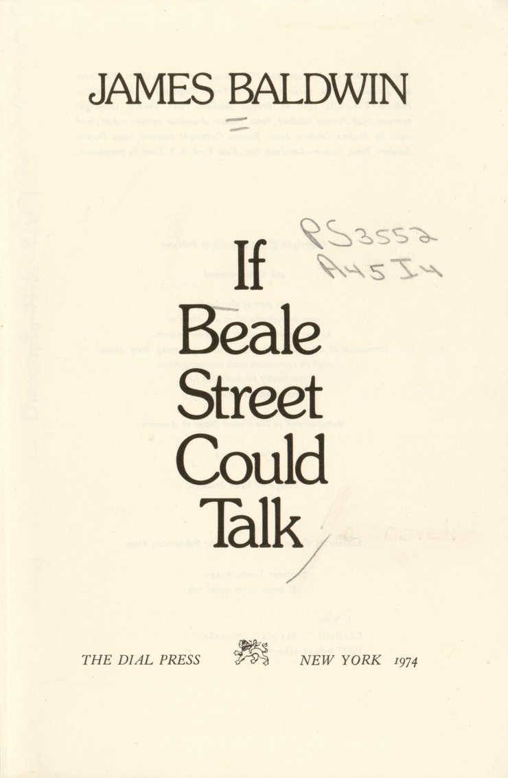 Picture of If Beale Street Could Talk