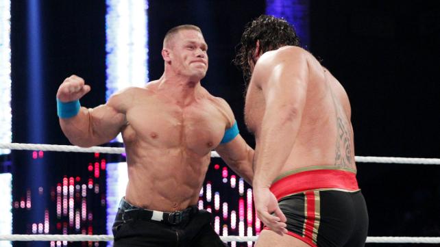 Picture of Rusev vs. John Cena (WWE, Payback 2015)