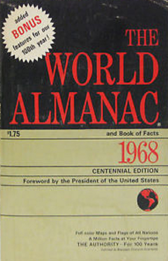 Picture of The World Almanac and Book of Facts 1968