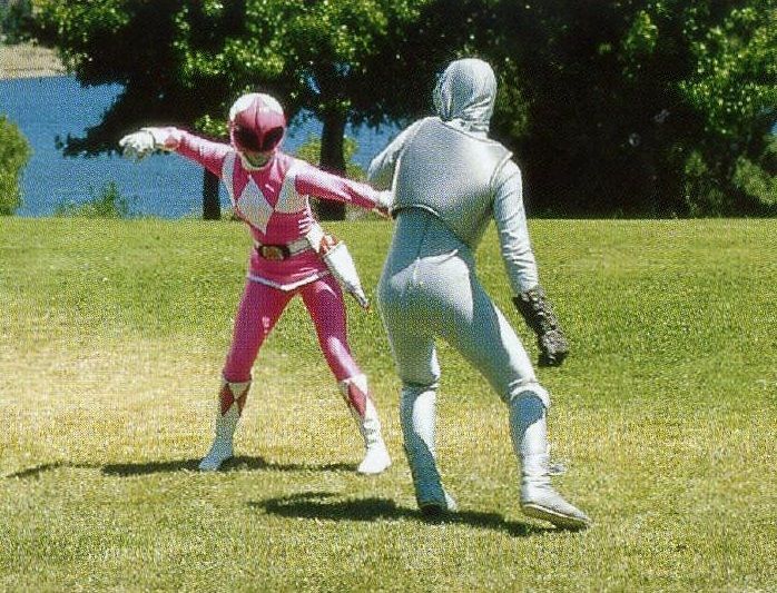 Morphed Kimberly fighting a z-putty