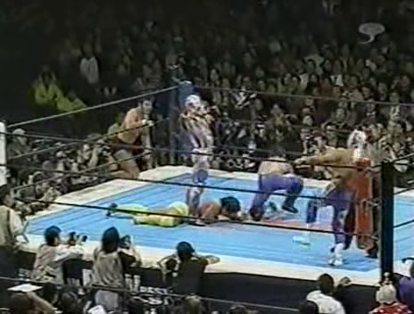 Picture of Jushin Liger, Minoru Tanaka & Shinya Makabe vs. Super Delfin ...