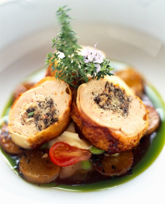 Picture of Chestnut and Mushroom Stuffed Goose