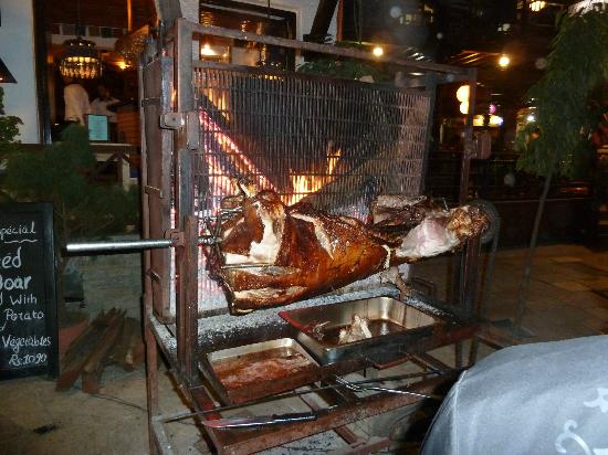 Wild Boar Spit Roast