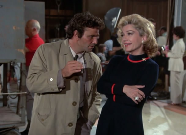 Peter Falk and Anne Baxter