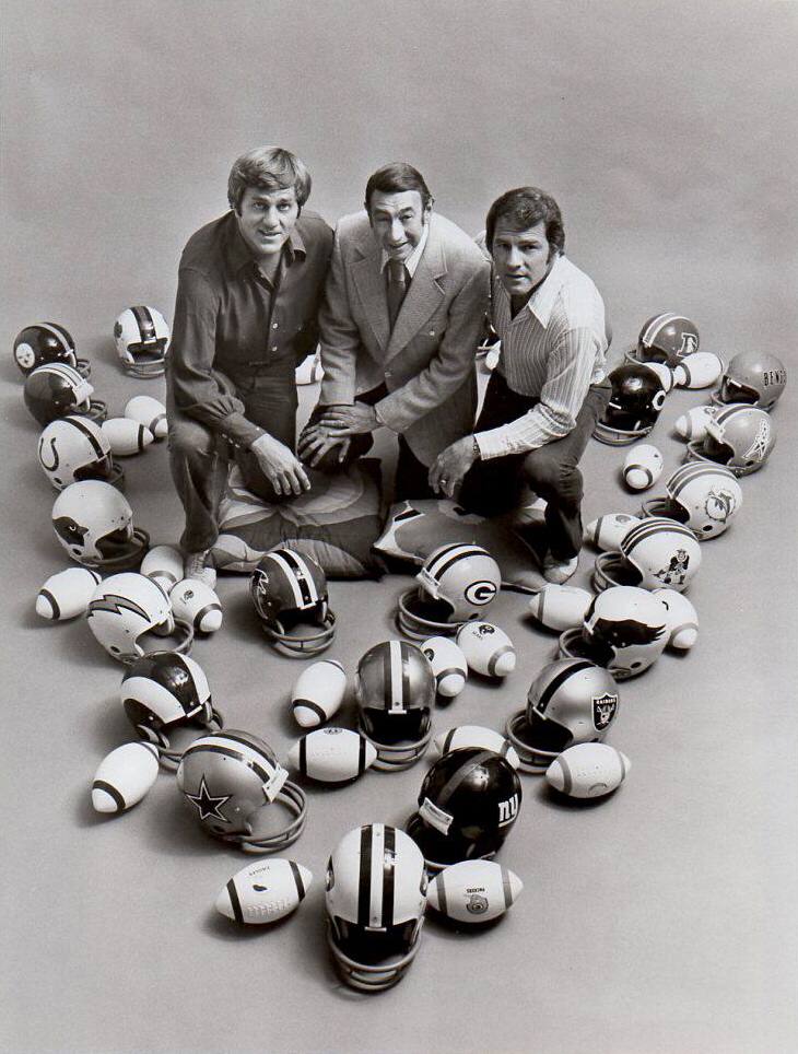 Don Meredith, Howard Cosell, Frank Gifford